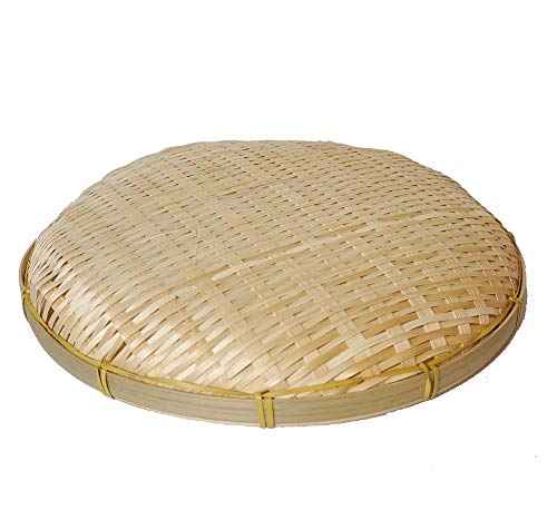 100% Natural Handmade Woven Bamboo Basket Tray U Shape Holder Bulk Food Flat Shallow Basket Size 5inch 6inch 10inch 15inch Bulk All Size Available for Customizing (13cm/5")