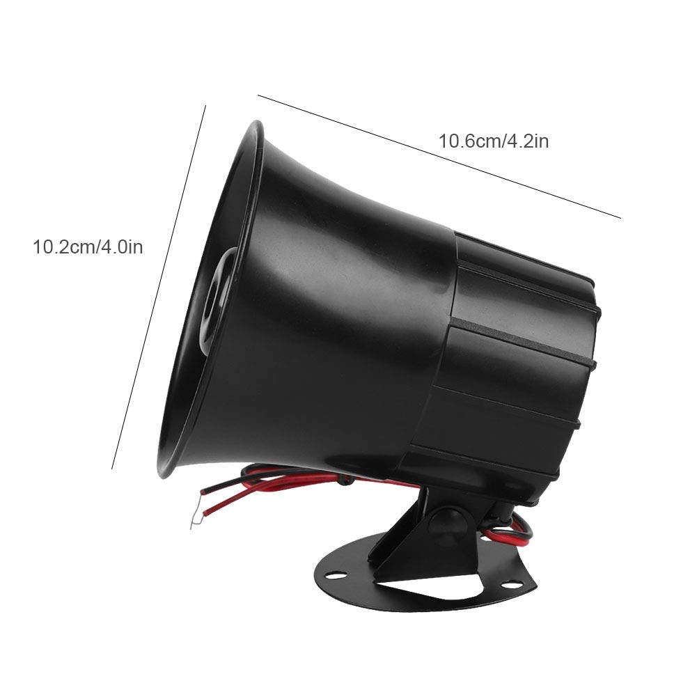 110dB DC 12V Wired Horn Alarm Siren Speaker Portable 15W / 20W Wired Antitheft Loudspeaker Alarm Siren Speaker for Home Security System