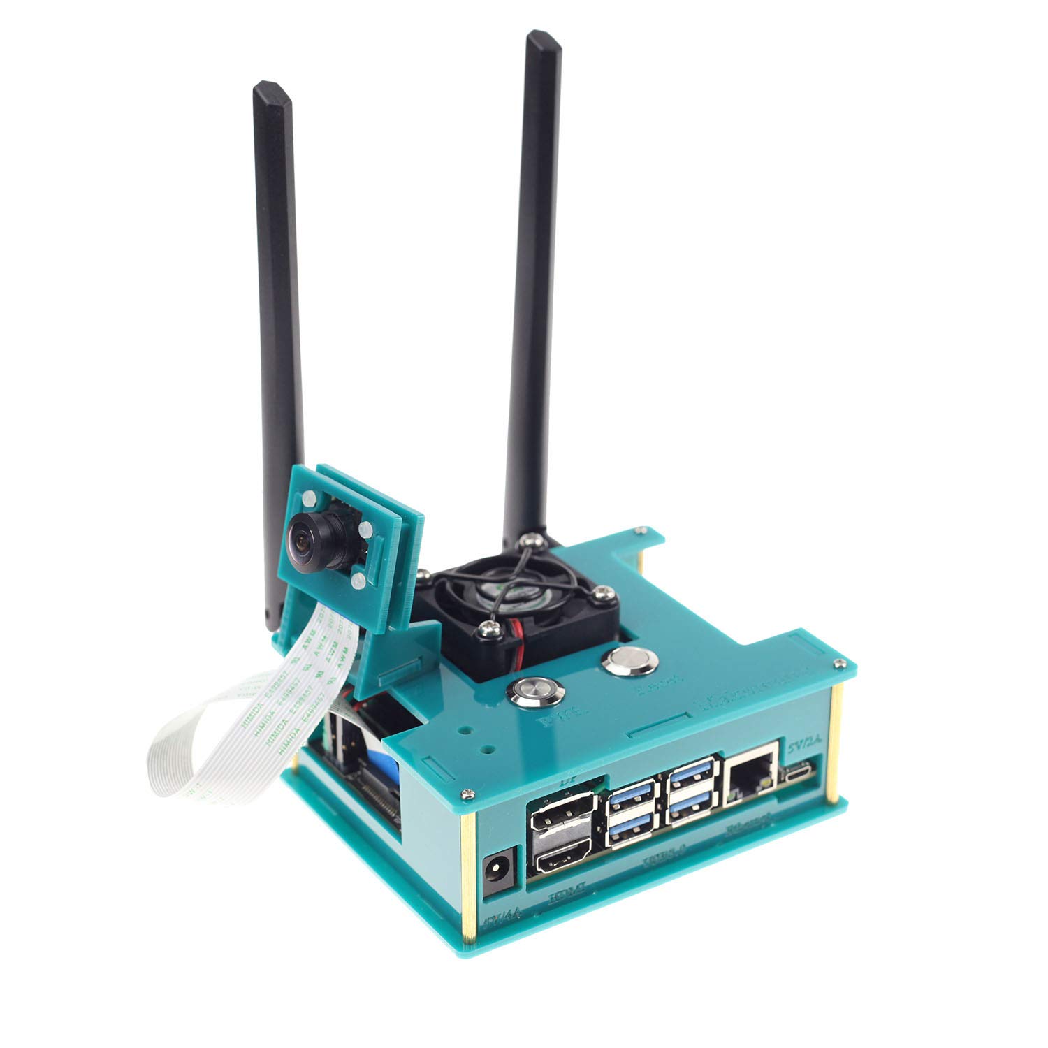 Makeronics 8265AC/8265NGW Wireless NIC Module M.2 NGFF for Jetson Nano Support 2.4GHz / 5GHz 300Mbps / 867Mbps Dual Band WiFi and Bluetooth 4.2 | Assembly Instruction Included