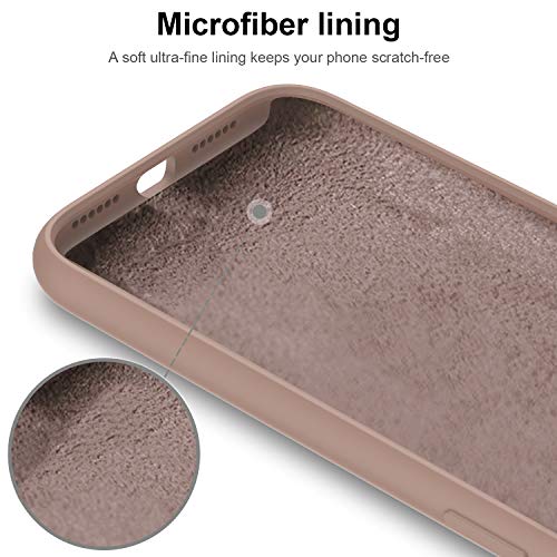 DEENAKIN iPhone 11 Pro Max Case with Screen Protector,Soft Flexible Silicone Gel Rubber Bumper Cover,Slim Fit Shockproof Protective Phone Case for iPhone 11 Pro Max 6.5" Light Brown
