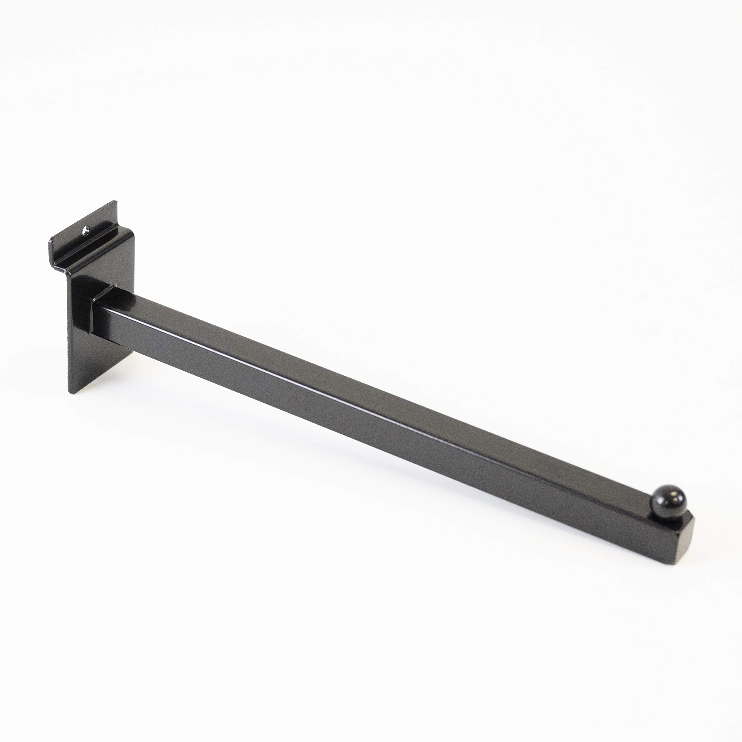 12" Square Faceout Display Attaches to Slatwall - Used for Displaying Clothing, Accessories and Housewares (Quantity 5) (5, Black)