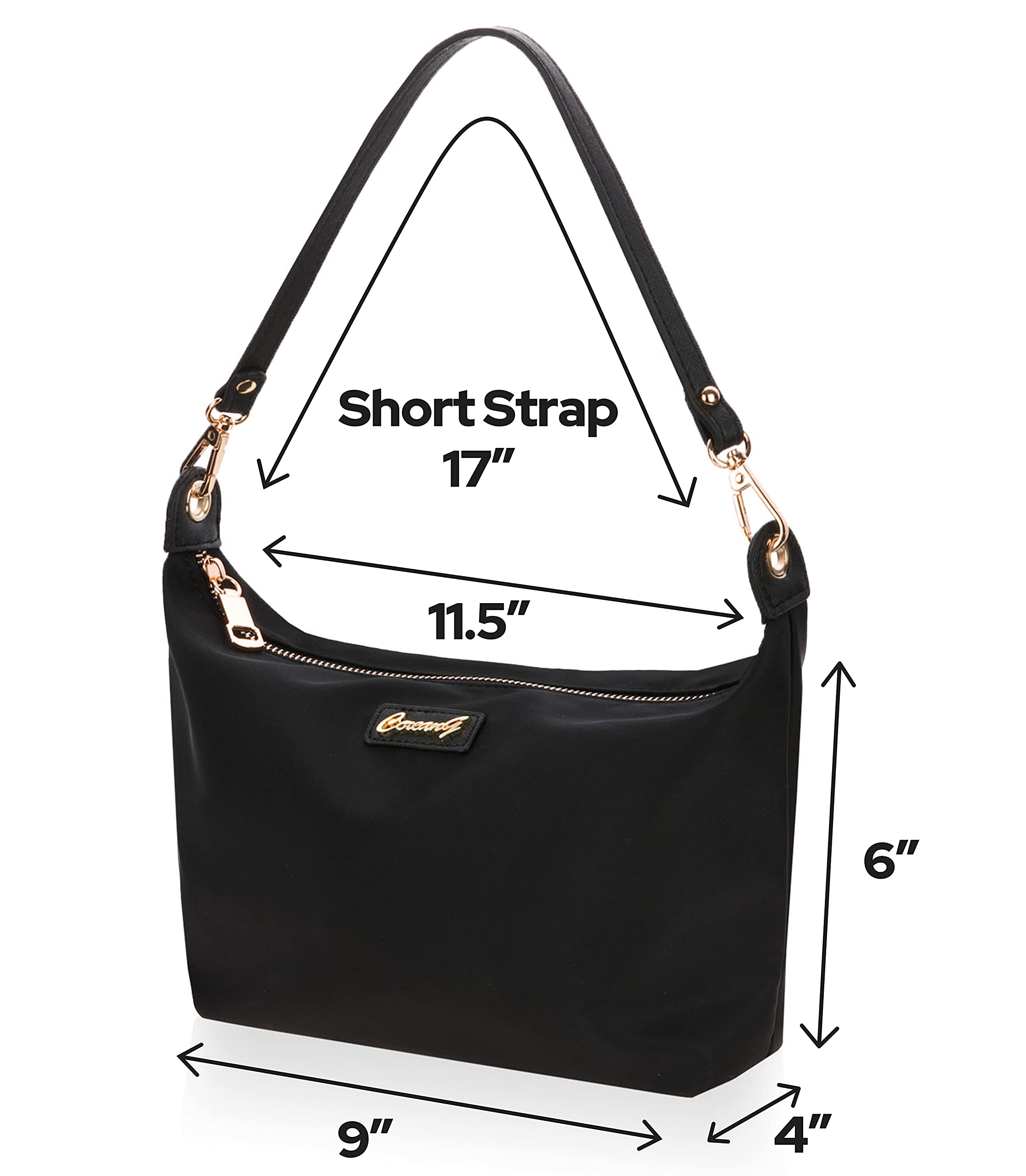 1072 Nylon Crossbody Bags, Light Weight Cute Hobo Mini Shoulder Handbags