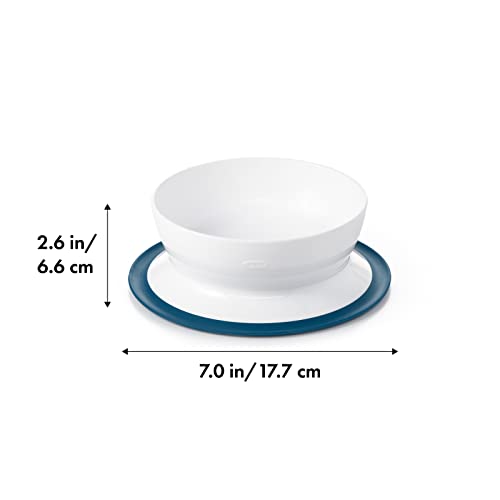 OXO Tot Stick & Stay Suction Bowl - Navy