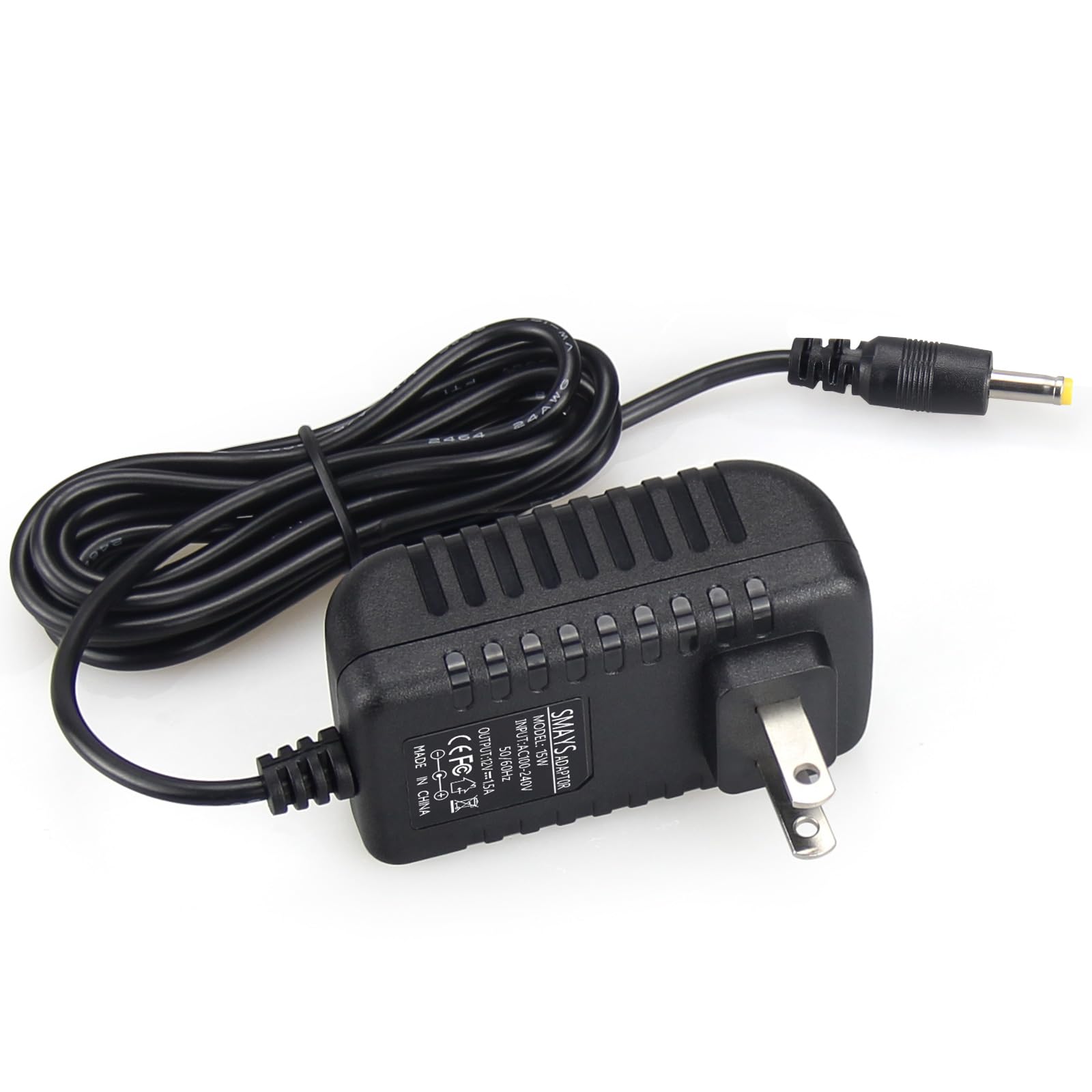 15W Power Cord Adapter Replacement for Alexa Echo Spot, Echo Dot 3rd Gen and 4th Gen