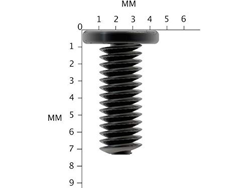 12x Black Laptop Screws M2.5X6.5L Screw M2.5X6.5L PM2.5X6.5L Philips Drive Wafer Head