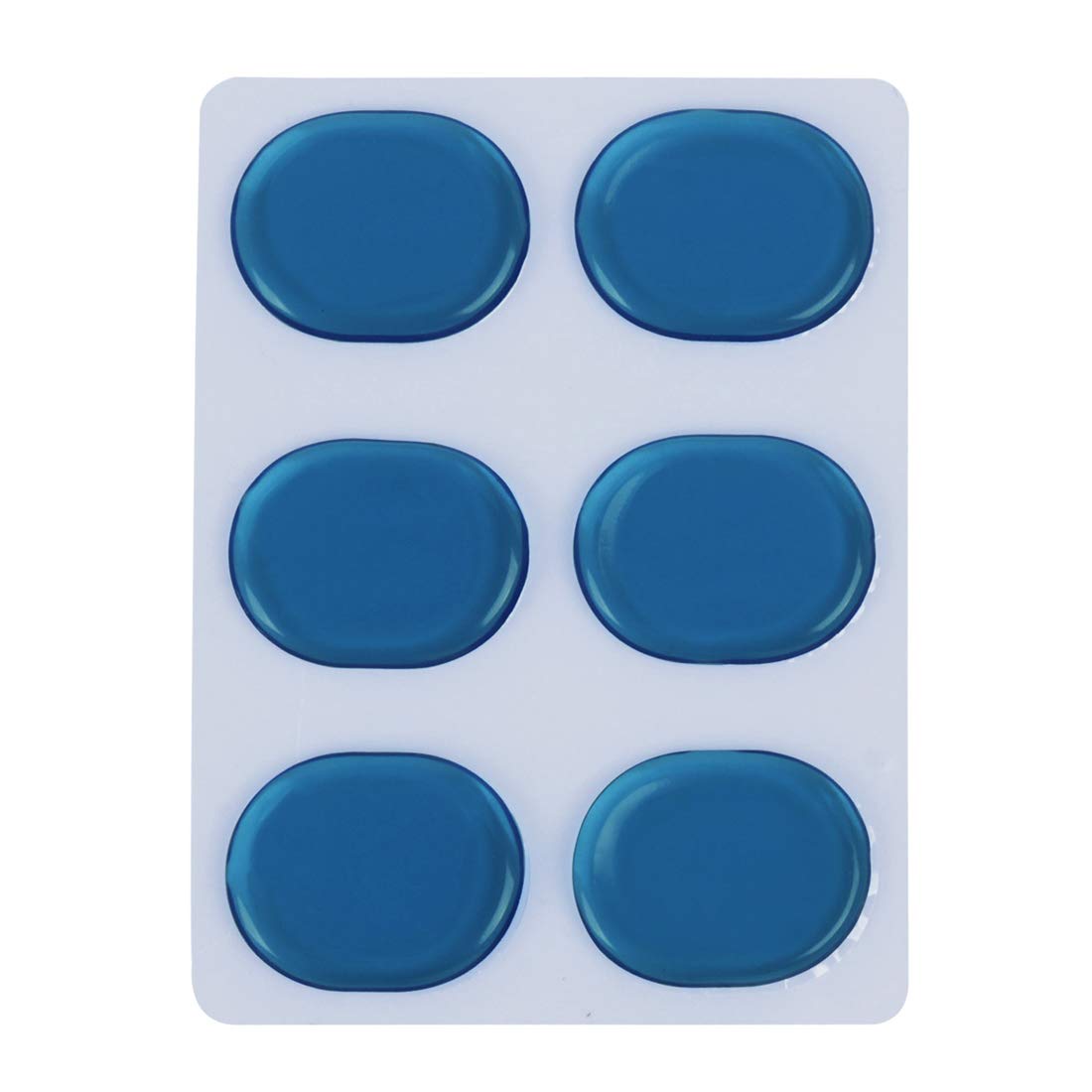 12 Pieces Drum Dampeners Drum Damper Gel Pads Drum Mute Silicone Drum Silencers for for Drums Tone Control Cymbals (Blue)