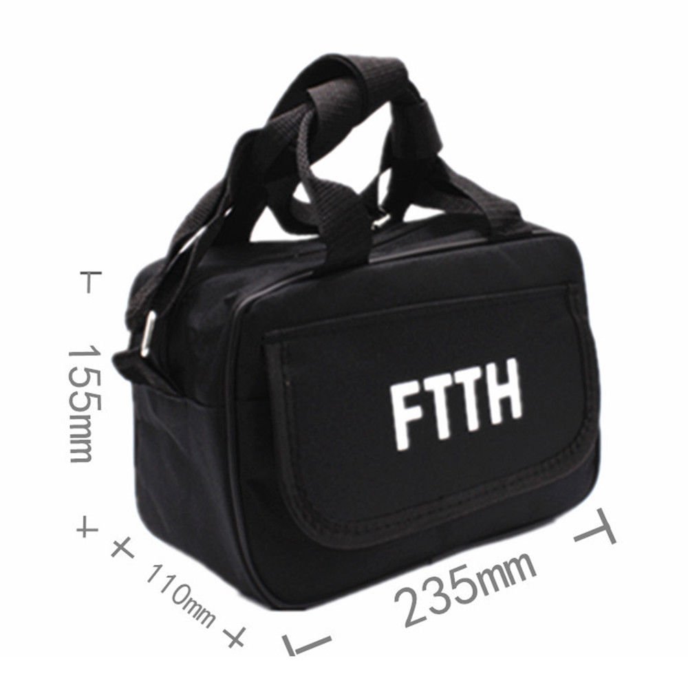 18 in 1 FTTH Fiber Optic Tool Kit with FC-6S Cleaver Optical Power Meter Visual Fault Locator Finder Cable Cutter Stripper 5km