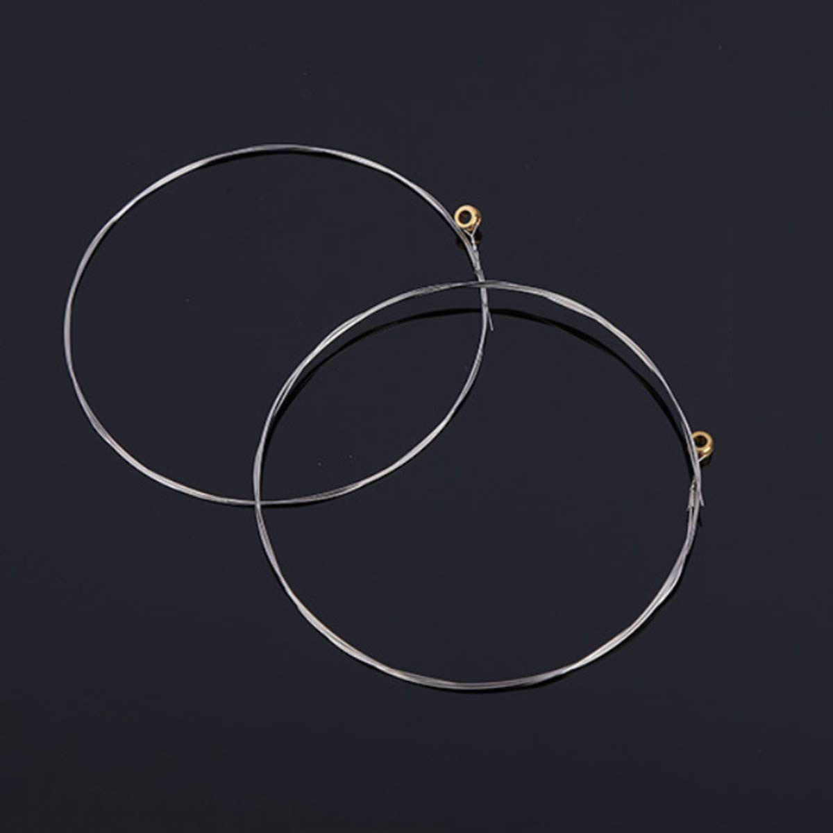 10 Pcs E-1st Acoustic Guitar High E Strings, Light Tension Rust-Prevent Corrosion-Resistant, Well-Balanced Clear and Bright Beautiful Tone(.012)
