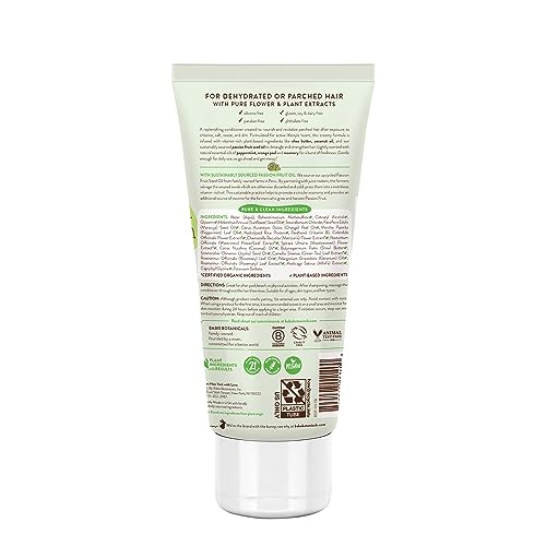 Babo Botanicals Swim & Sport Citrus Mint & Passion Fruit Conditioner - Purifying & replenishing- Shea Butter & Green Tea - For all ages - Scented with Citrus and Peppermint Essential Oils