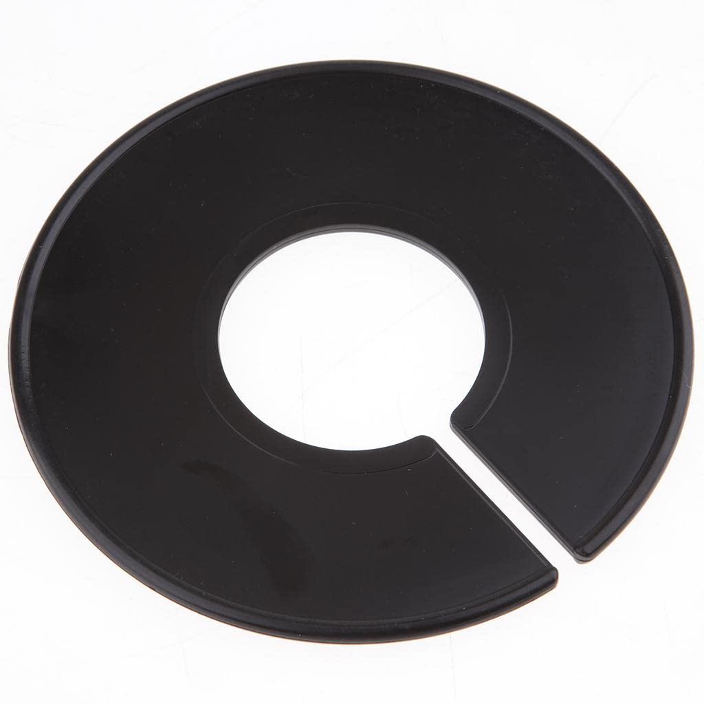 10Pack Clothing Rack Size Dividers Wardrobe Round Hangers Dividers, Black