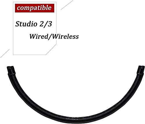 Adhiper Replacement Studio3 Headband Replacement Top Headband Repair Parts is Compatible with Studio 3.0 Wireless Studio 2.0 Wireless Over-Ear Headphones (Black+Red)
