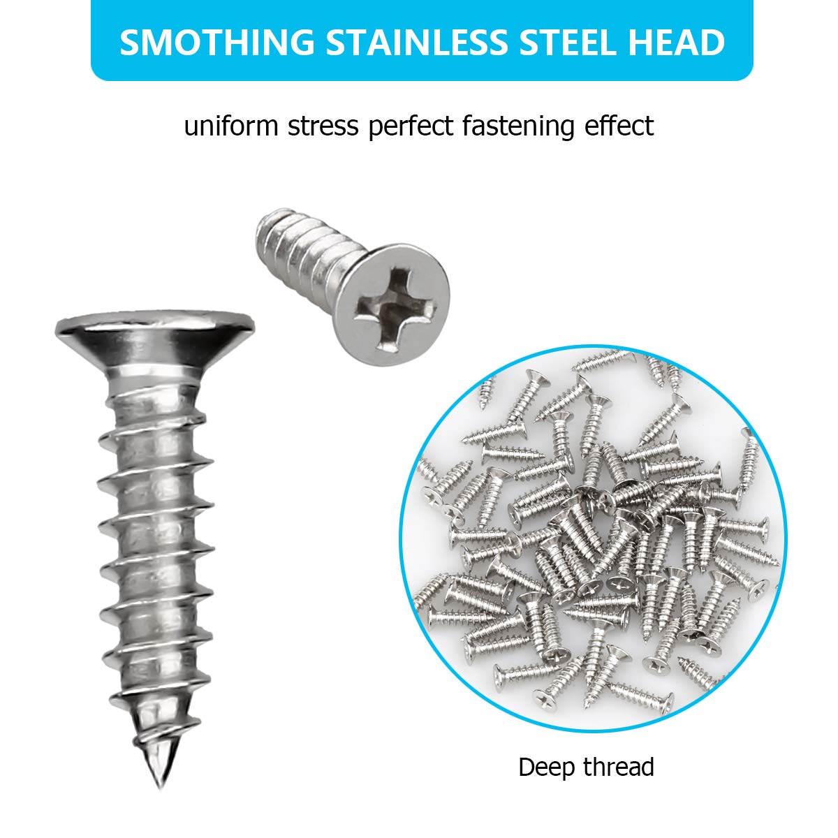 12 Pieces Stainless Steel T Brackets (3.1 x 3.1 inch,80 x 80 mm) Flat Corner Braces, Corner Brackets Joint Right Angle Bracket Mending Repair Plate, 65 Pieces Screws Included