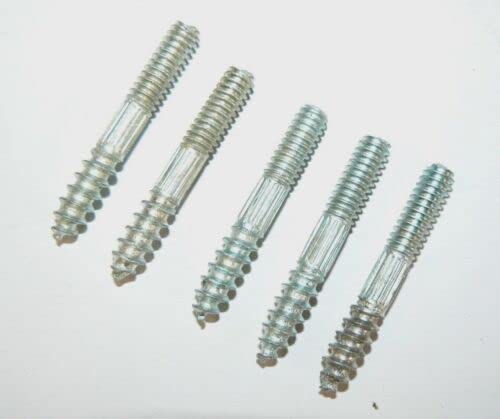 1/4"-20 x 1 3/4" Coarse Thread Hanger Bolt - Zinc Plated - Lot of 50 Pcs. HQ