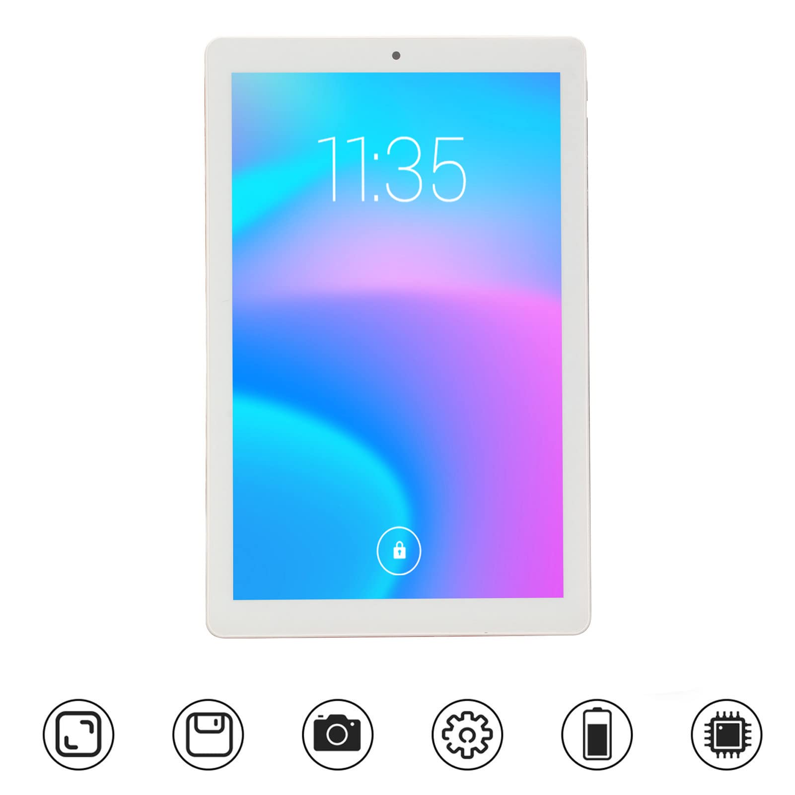 10.1in Tablet, for 11.0 HD Tablet for Studying (US Plug)