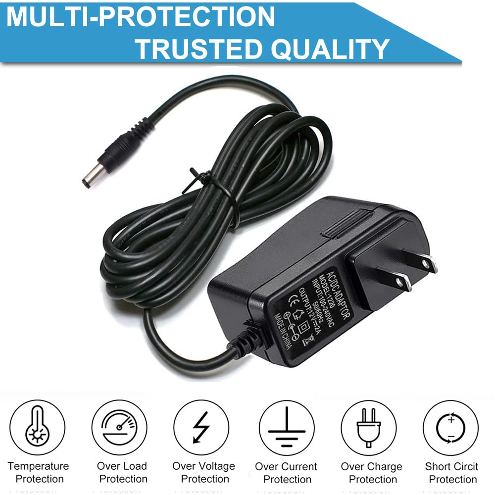 12V AC Power Cord Fit for WD Western Digital My Book Essential External Hard Drive HDD Power Supply