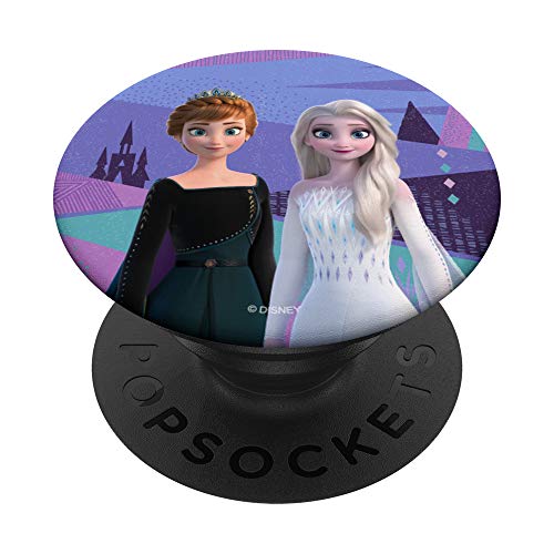 Disney Frozen 2 Queen Anna and Snow Queen Elsa Arendelle PopSockets PopGrip: Swappable Grip for Phones & Tablets