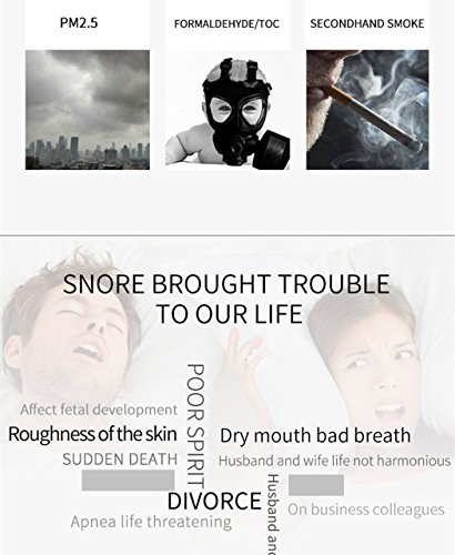 2 in 1 Anti Snoring&Air Purifier-Comfortable Sleep to Prevent snoring air Purifying Respirator