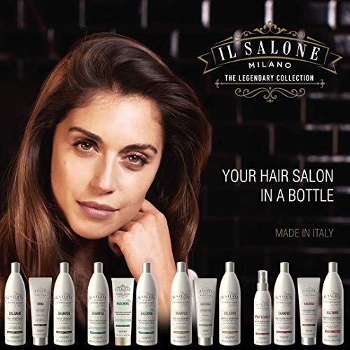 Il Salone Milano Professional Mythic Shampoo for Normal to Dry Hair - Moisturizes and Adds Shine - Premium Quality - 16.91 Fl. Oz / 500ml