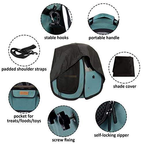 Akinerri Birds Travel Carrier, Small Bird Travel Bag, Transparent Breathable Travel Cage Bird Parrot Carrier, Include Perch and Bottom Tray