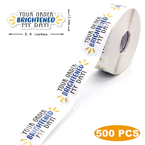 Small Shop Stickers, Small Business,Thank You Sticker, Packaging Sticker (Brightened)