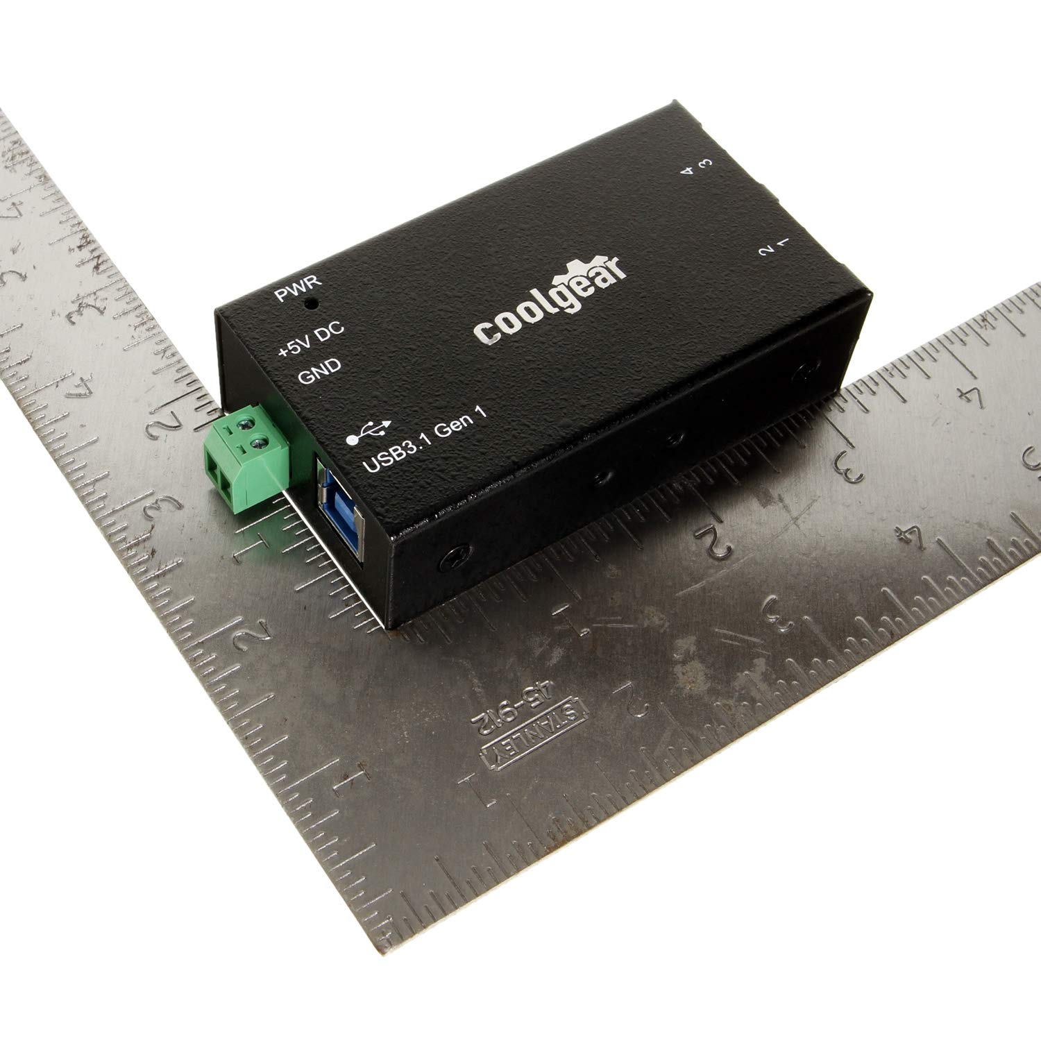 4 Port USB 3.1 Micro Hub with Surge Protection and Mounting Kit