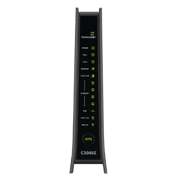 ZyXEL C3000Z Dual-Band 802.11b/g/n Gigabit Modem for CenturyLink (Renewed)
