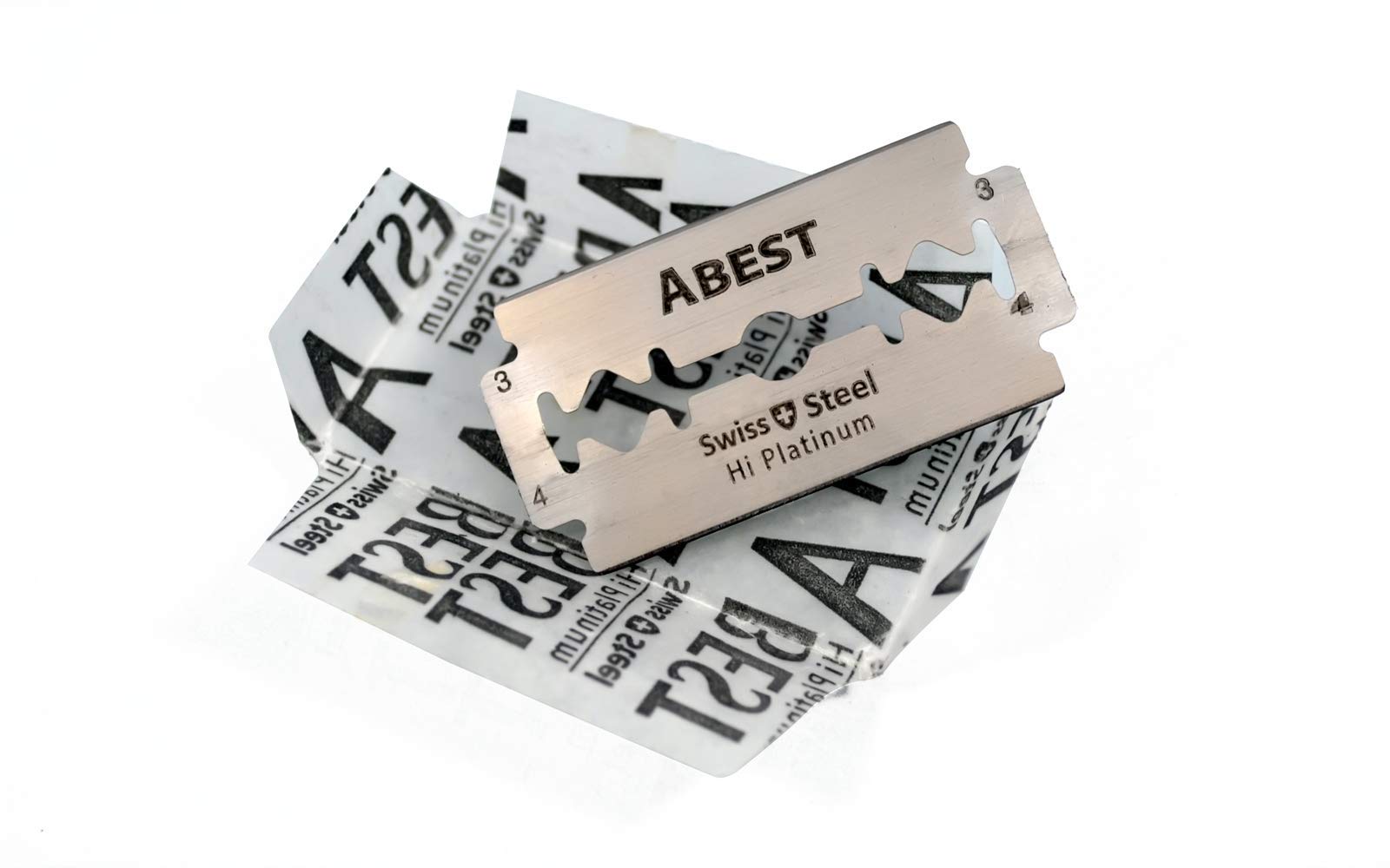 100 ABest Hi Platinum Double Edge Razor Blades For Safety Razor - Men´s Safety Razor Blades For Shaving For Men For A Smooth And Clean Shave (1 Year Supply)