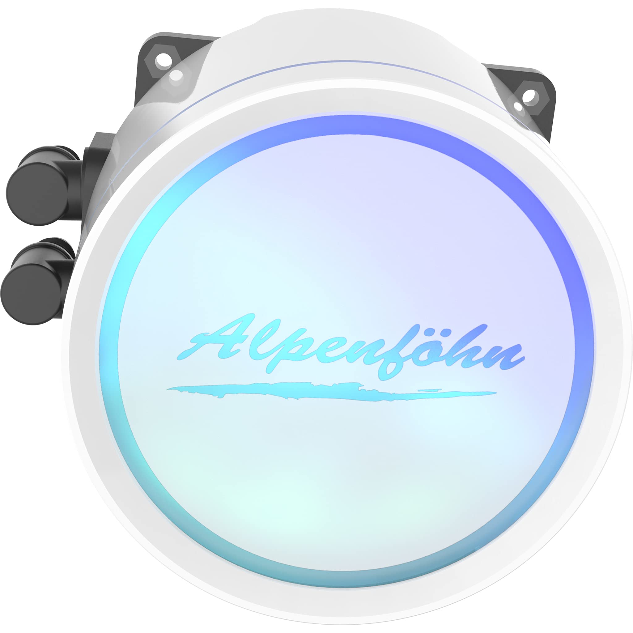 Alpenföhn Gletscherwasser 360 Komplett-Wasserkühlung, ARGB - weiß