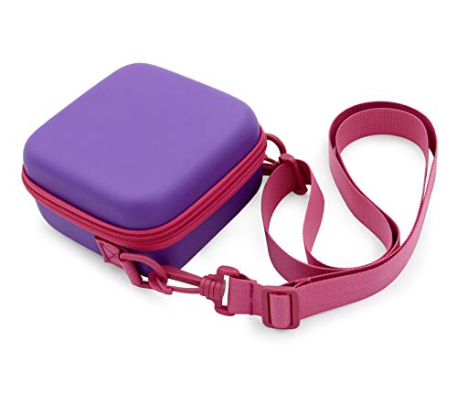 CASEMATIX Toy Camera Travel Case Compatible with VTech KidiZoom Creator Cam Video Camera and Accessories for Cams, Includes Purple Case Only