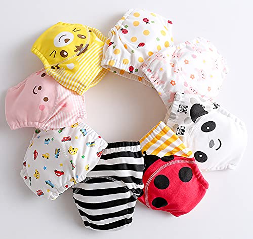 JackLoveBriefs Potty Training Pants for Boys Girls Toddlers,6 Packs Learning Designs Training Underwear Pants(2T) Orange