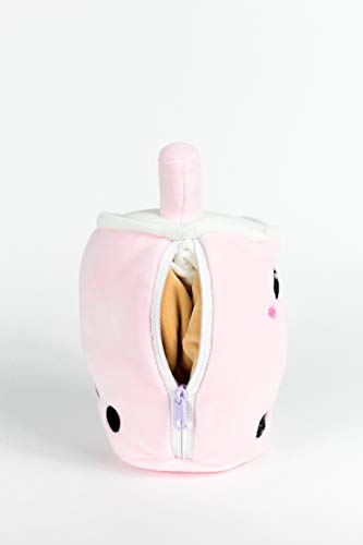 The Original Boba Tea Reversible Boba Plush - Happy to Mad (Reversible Boba Plushie)