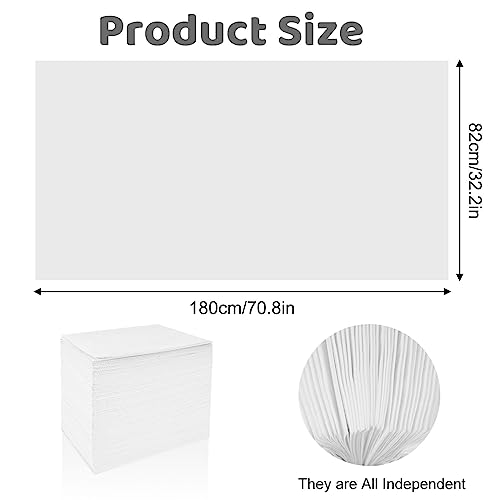 150 Pcs Disposable Bed Sheets, 31" x 71" Massage Table Sheets Non Woven Fabric SPA Bed Cover Breathable for Massage Beauty Tattoos