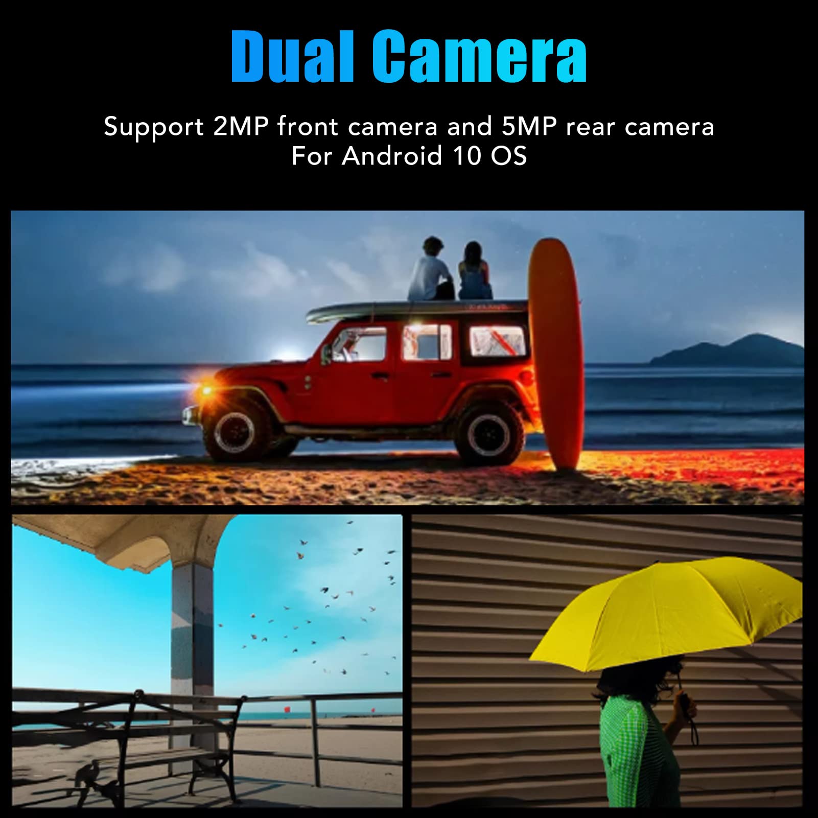 10.1 Inch Tablet, Android 10 BT WiFi Tablet PC, 4+64GB, MTK6592 Octa CPU, 1920x1200 IPS Screen, for Entertainment