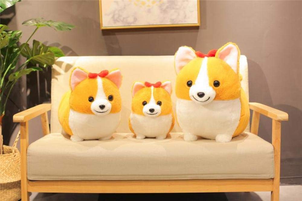 123Arts Cartoon Corgi Dog Soft Plush Throw Pillow Animal Pillow Plush Toy
