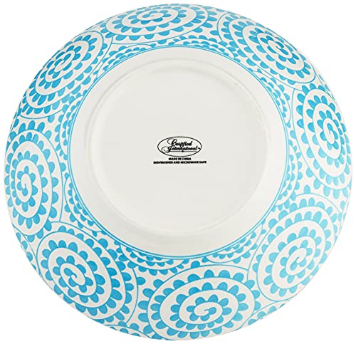 Certified International Chelsea All Purpose Porcelain Bowls, Set of 6, Multicolor, 32 ounces