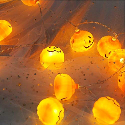 1m/2m/3m Halloween Pumpkin Led String Lights Garden Home Party Decoration Holiday String Light Halloween Lights 2M 20 LEDs(Arrived in About 15 Days)