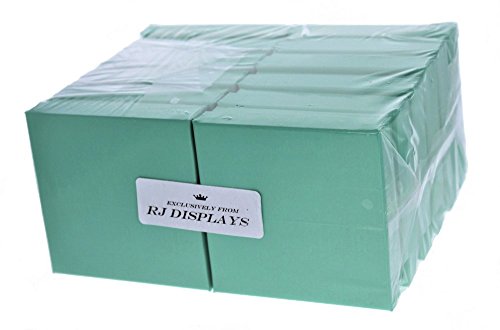 12 Pack Cotton Filled Teal Blue Robin Egg Color Cardboard Paper Jewelry Gift and Retail Boxes, Valentine's Day 3.5in X 3.5in X 1 Inch Size by R J Displays