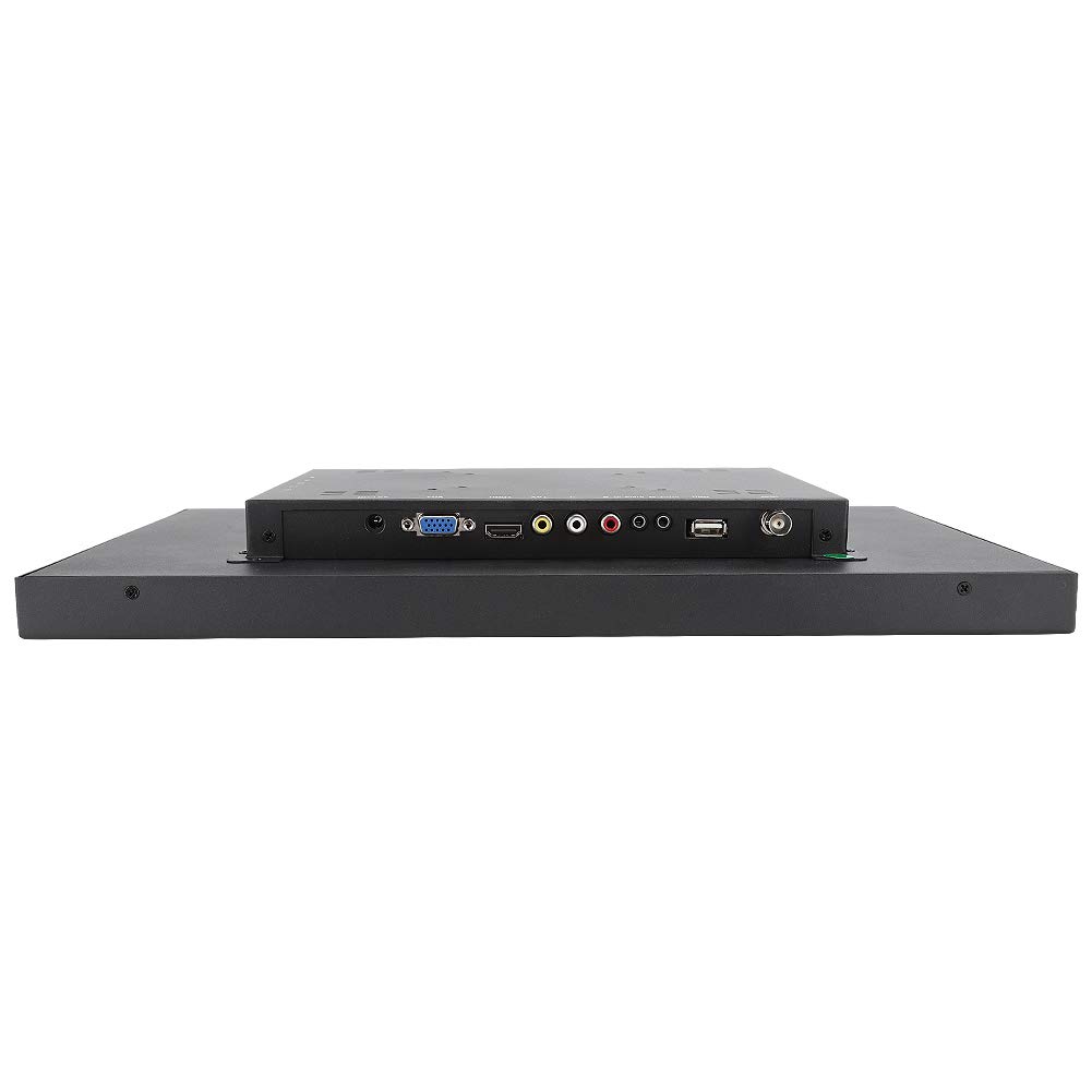 17.3 Inch Display Full HD Embedded Industrial Metal Monitor Normal Non-Touch Version, 1920x1080 Physical Resolution WLED Display 400CD/Mm2 Normal Screen (Does Not Support