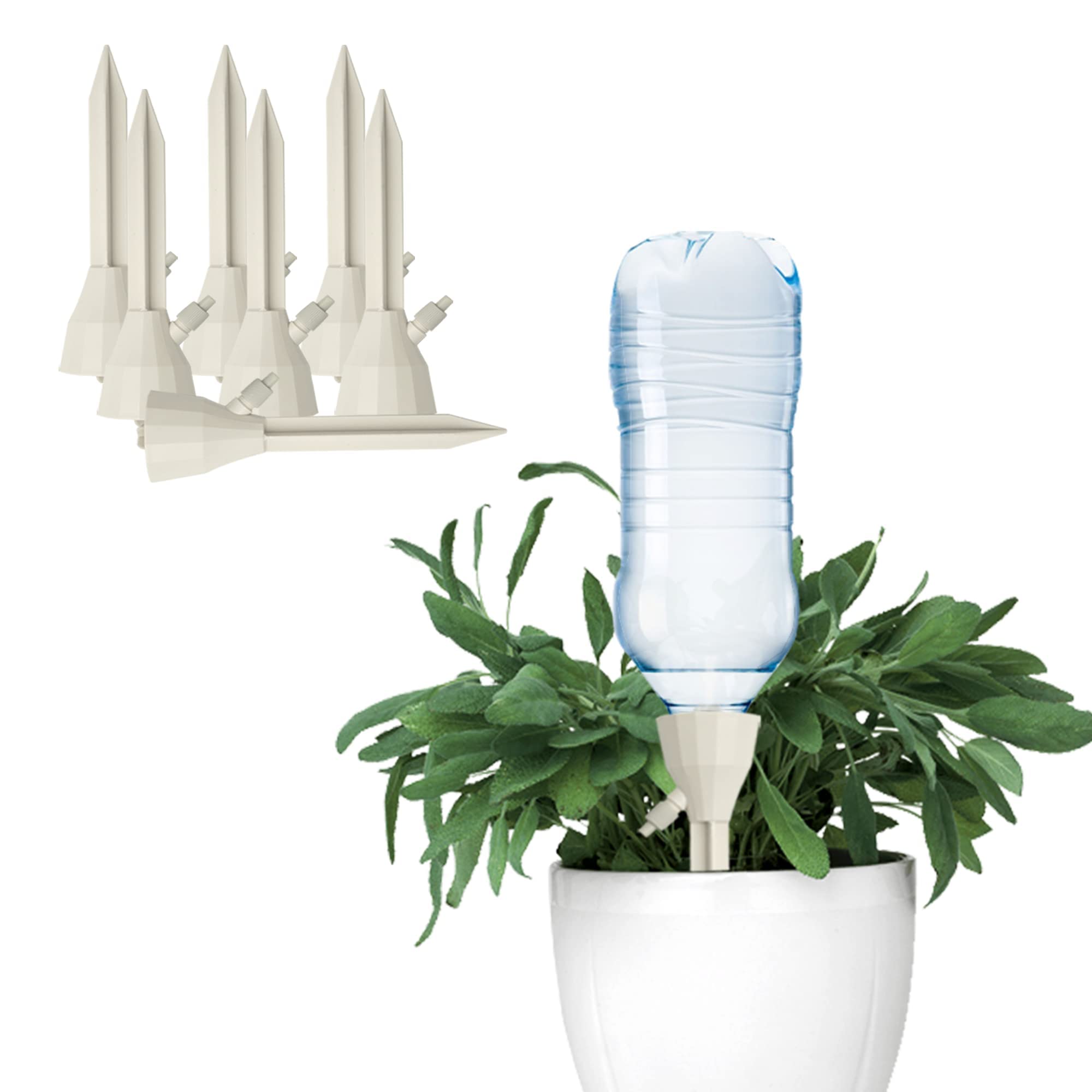 MJOGEE 6 Self Watering Spikes, Slow Release Automatic Irrigation Control System, 47mm