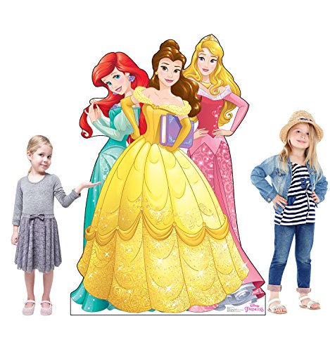 Advanced Graphics Ariel, Belle & Aurora Life Size Cardboard Cutout Standup - Disney Princess Friendship Adventures