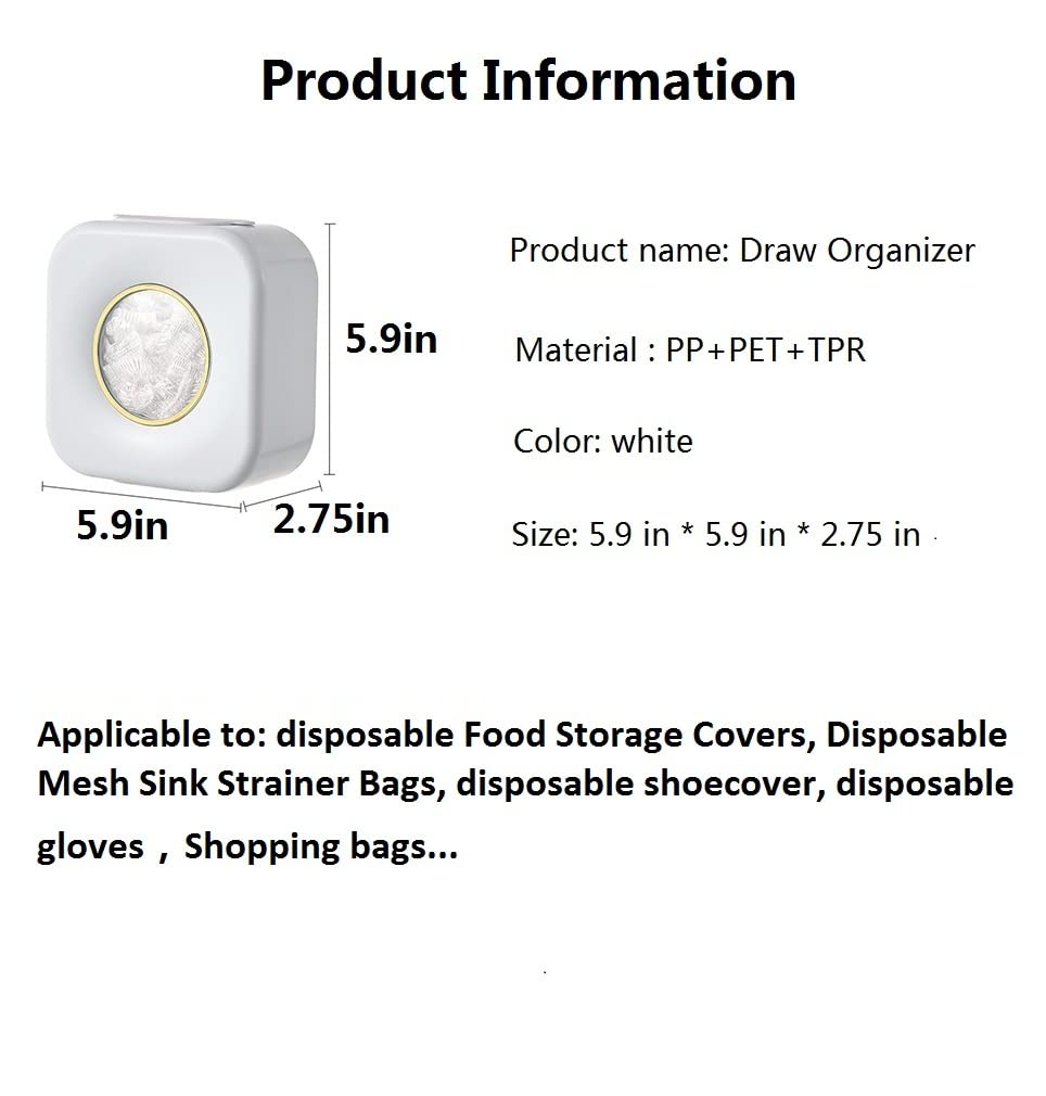 100 PCS Elastic Fresh Keeping Bags With A Keeping Bag Dispenser,Plastic Wrap Storage Box,Stretch Plastic Wrap Bowl Covers,Plastic Covers For Bowls,Elastic Food Storage Covers,Microwave Safe.