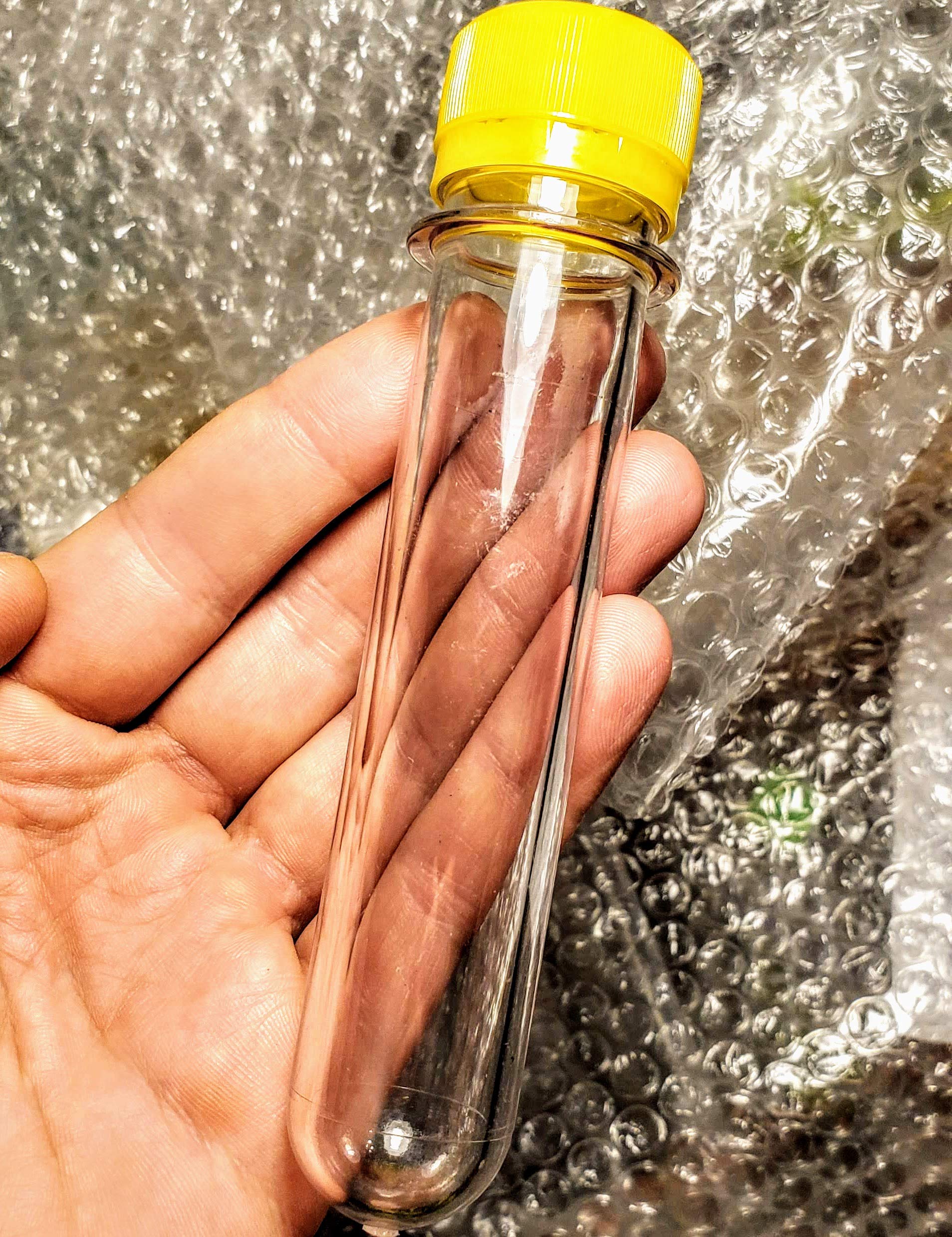 1UA Bottle Extra Large Preform 3x6.75oz and Regular 3x1.5oz (6pcs) Baby Soda Test Tubes Rugged Clear Plastic Geocache Waterproof Storage Science Experiment Container Electronics GPS Housing Unit IoT