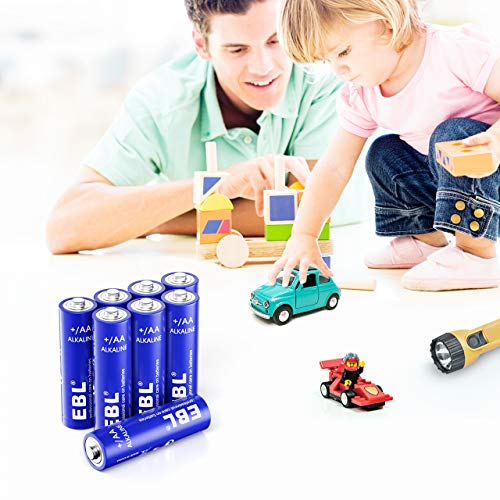 EBL AA Batteries 28 Pack, High Capacity 1.5V Double A Power Batteries Long Lasting Alkaline AA Battery Leak Proof Design