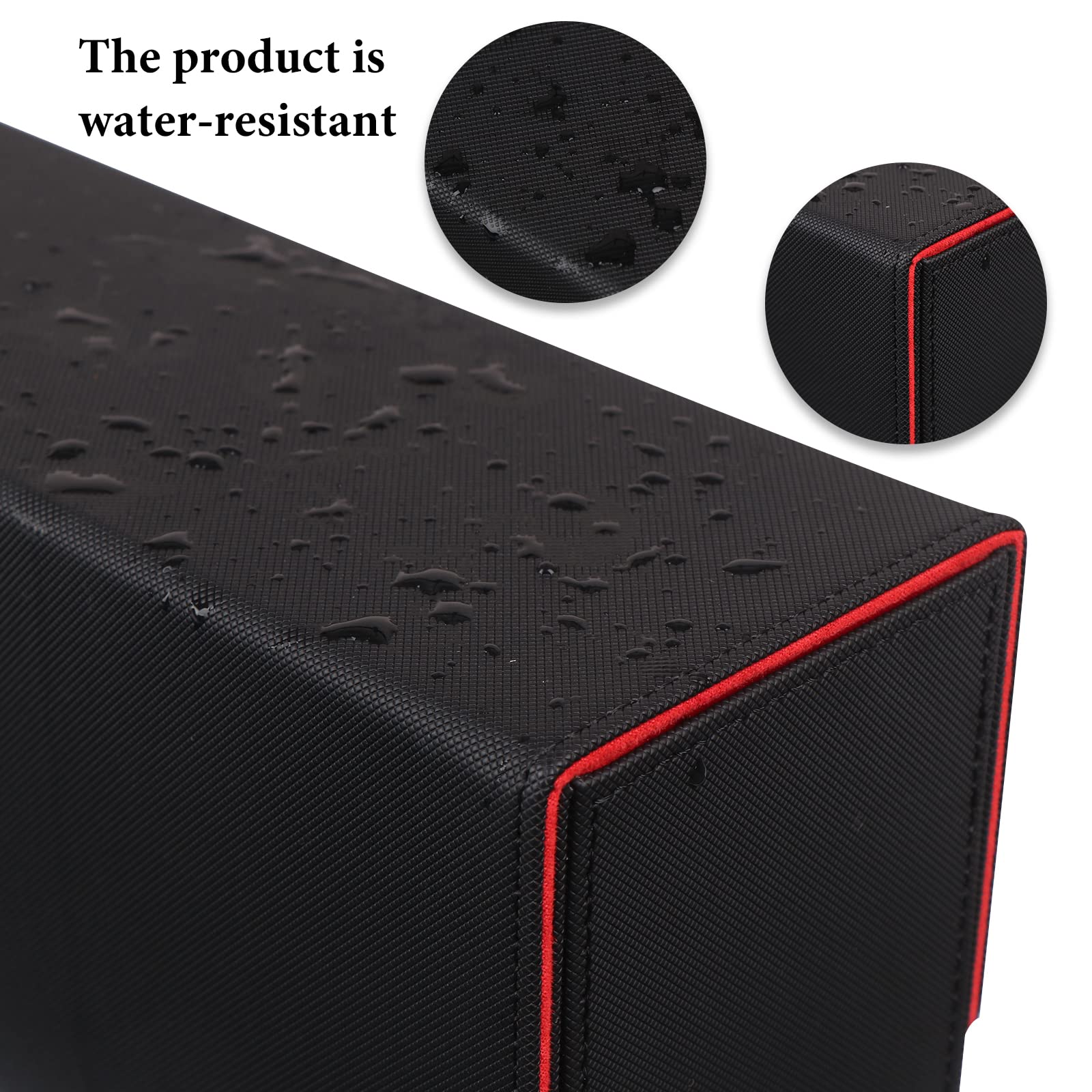1Pc Card Toploader Storage Trading Cards Holding Box for 400+ Cards Top Loader Storage Boxes for Magic Cards Baseball Cards Trading Cards Card Sleeve Top Loader Collector Case Organizer Containers,Red