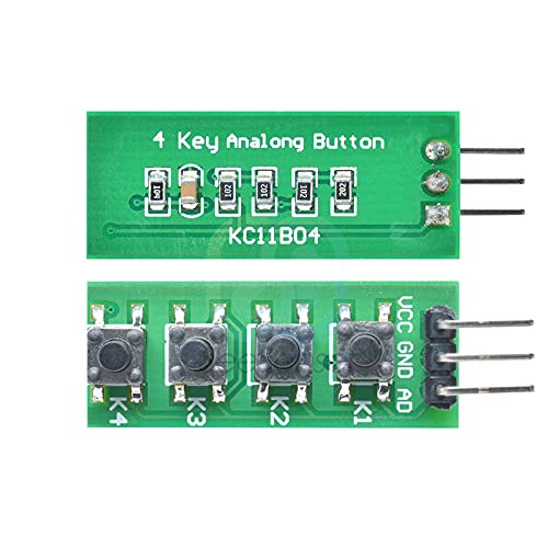 3-12V KC11B04 4 Key Analog Buttons AD Keypad Board ADC Port Keyboard for Arduino UNO MEGA2560 Breadboard