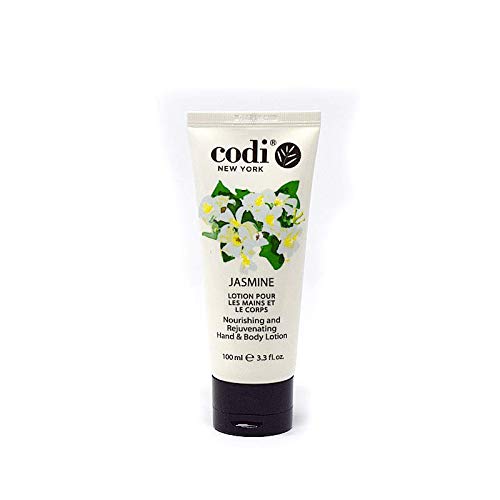 CODi Jasmine Lotion - Body and Hand Lotion with Pump for Women and Men - Jasmine Body Lotion with Wonderful Jasmine Scent - Less Greasy, Quick Absorbent - 1 750ml Bottle and 2 100ml Tubes