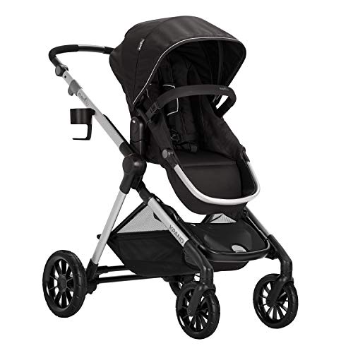 Evenflo Pivot Xpand Modular Stroller, Baby Stroller, 4 Modes, Durable Construction, Extra-Large Storage Basket, Compact Folding Design, 55-lb Capacity, Stallion Black-1 Count (Pack of 1)