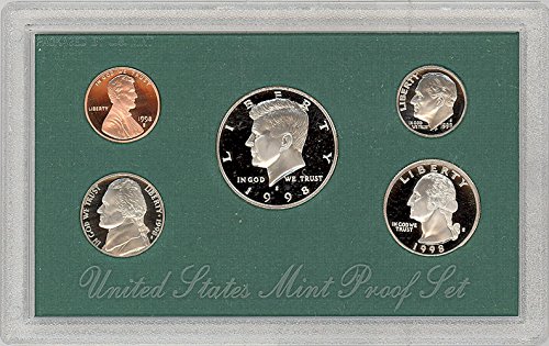 1998 S US PROOF Set Comes in original US mint packaging Proof