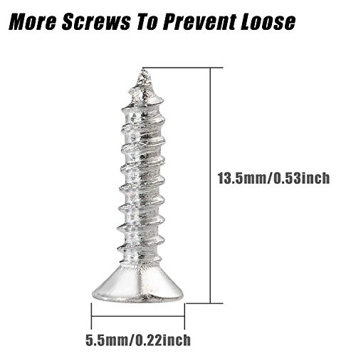30 Pieces Large Wall Mounted Coat Hook Robe Hooks Cloth Hanger Coat Hanger Coat Hooks Rustic Hooks and 60 Pieces Screws for Bath Kitchen Garage Single Coat Hanger (White)