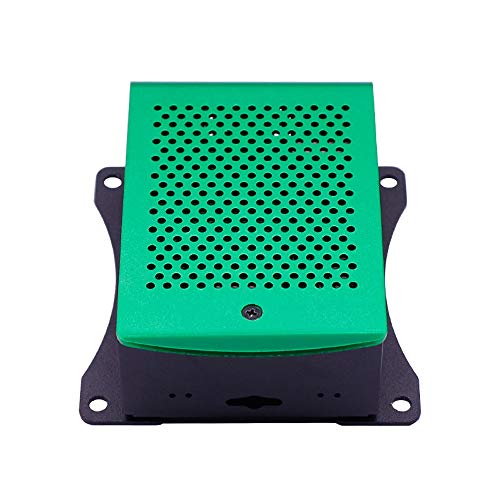Raspberry Pi Wall Mount Metal case (Raspberry Pi 4, Green/Black)